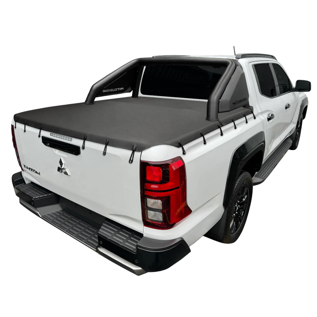 Bunji Loop Tonneau Cover To Fit Mitsubishi Triton MV New-Gen Dual Cab ...
