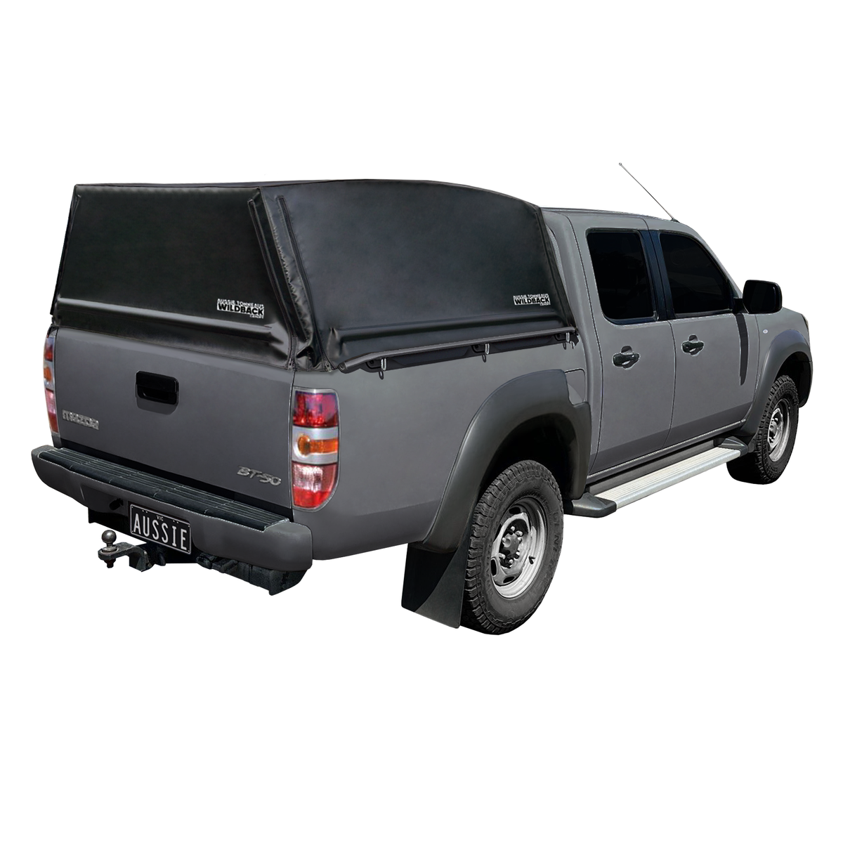 Wildback Soft Ute Canopy To Fit Mazda BT-50 Dual Cab With Tie Down Rai ...