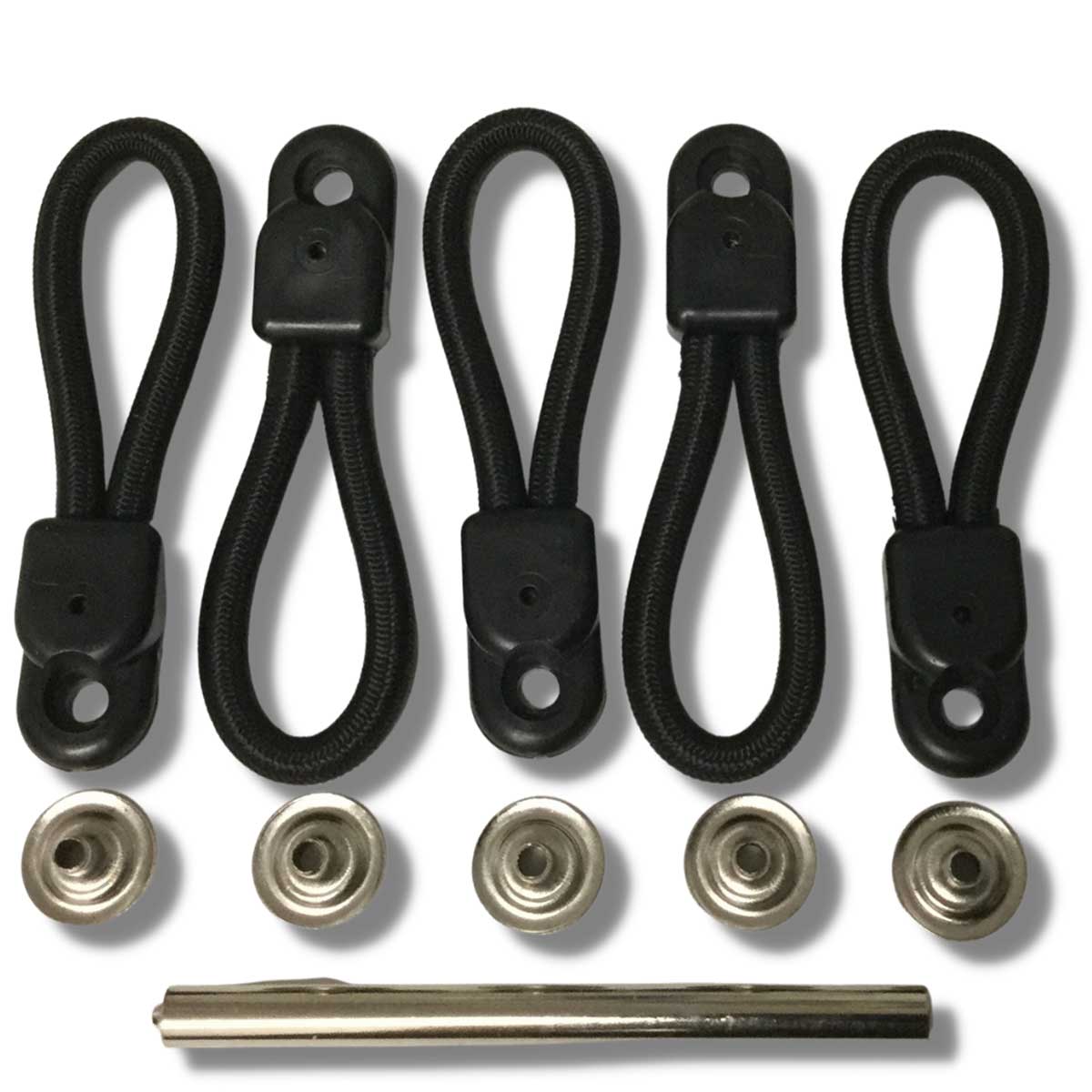 80mm Standard Bunji Replacements (B150) - Pack of 5 Bungee loop Kit ...