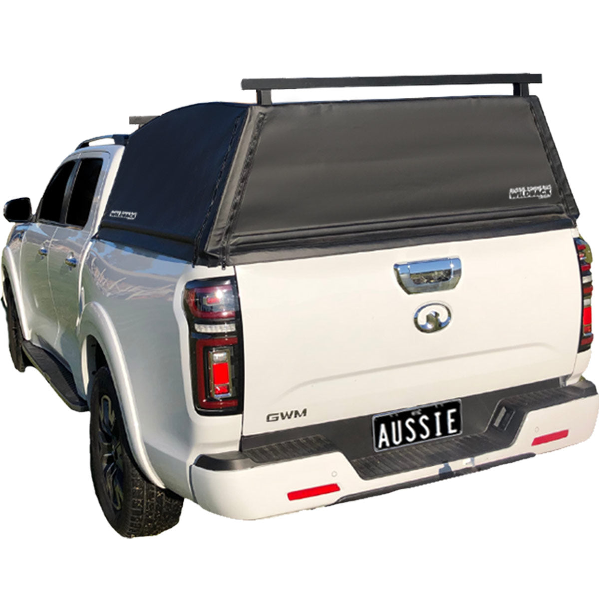 Wildback GWM Cannon Soft Ute Canopy With Ladder Racks Dual Cab (2020 to ...